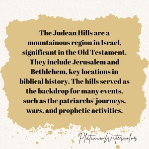 Judean Hills Clipart Bundle, Old Testament Clipart, Transparent ...