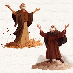 Job Biblical Characters, Clipart Budle, Bible Character, Transparent ...