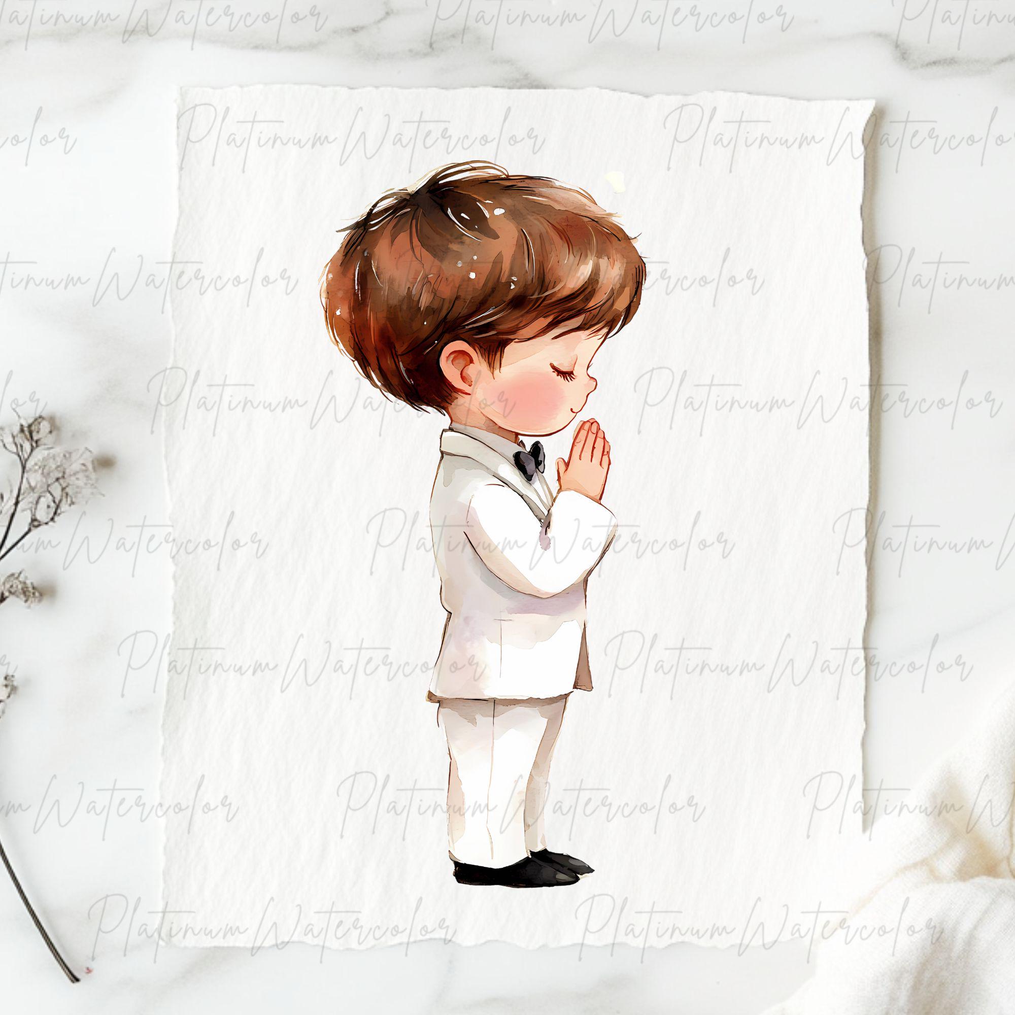 Boy First Communion PNG, First Holy Communion, Clipart Bundle - Instant ...