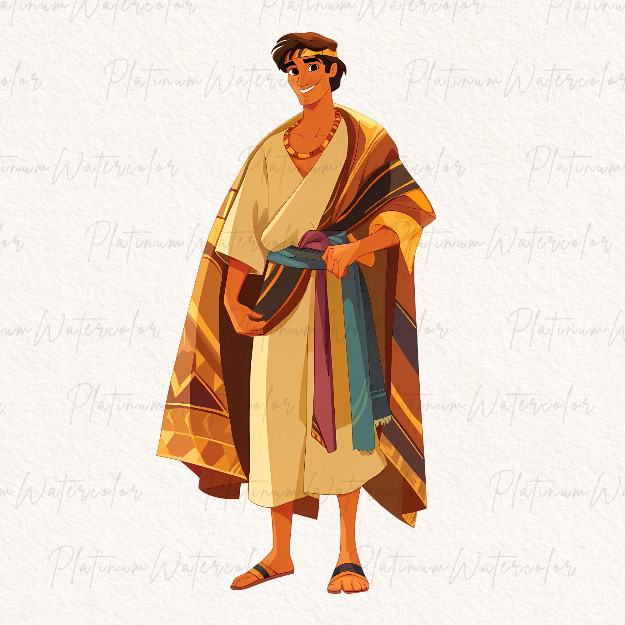 Joseph Biblical Characters, Clipart Bundle, Bible Study, Transparent ...