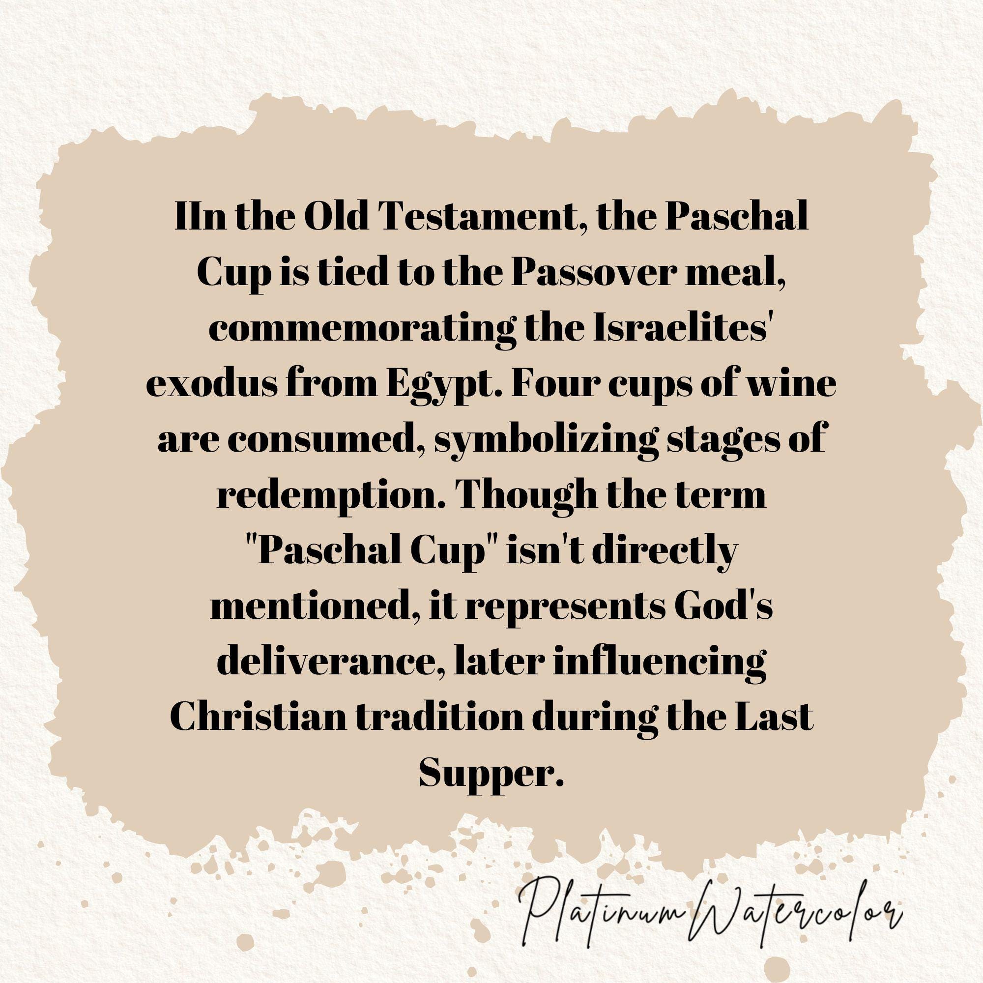 12 Paschal Cup Clipart Bundle, Old Testament Bible Study, Transparent ...