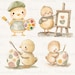 Spring Clipart, Easter Baby Chicks Clipart Set, Perfect for Easter ...