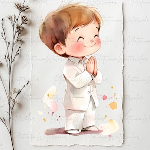 Boy First Communion PNG, Primera Comunion, Perfect for Catholic ...