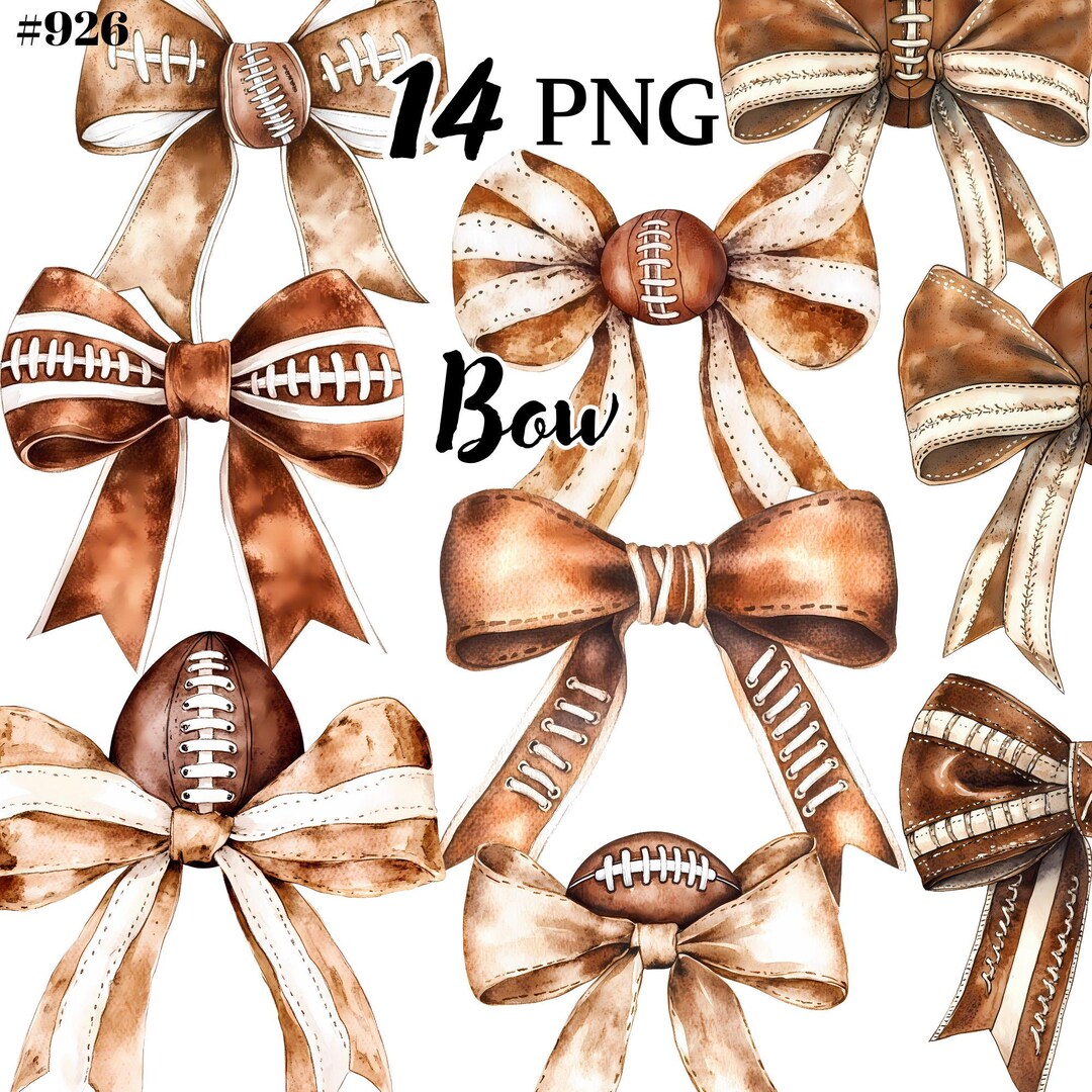 Alabama Bow PNG, Football Bow PNG, Bow PNG, Digital Clipart Set for ...