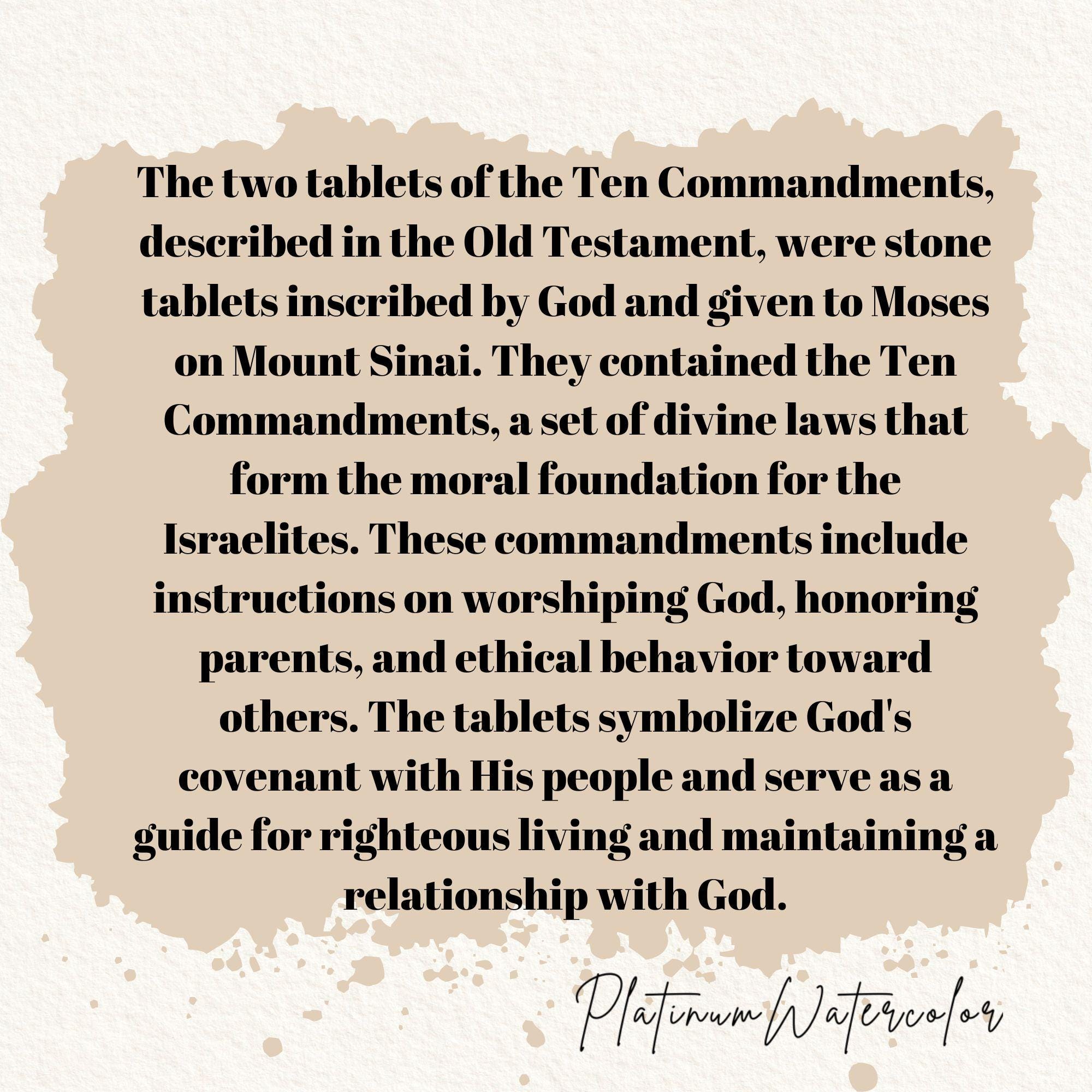 16 Two Tablets of Theten Commandments Cliparts, Old Testament Bible ...