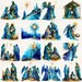 Nativity Set Clipart Bundle, Watercolor Christmas Clipart, Transparent ...