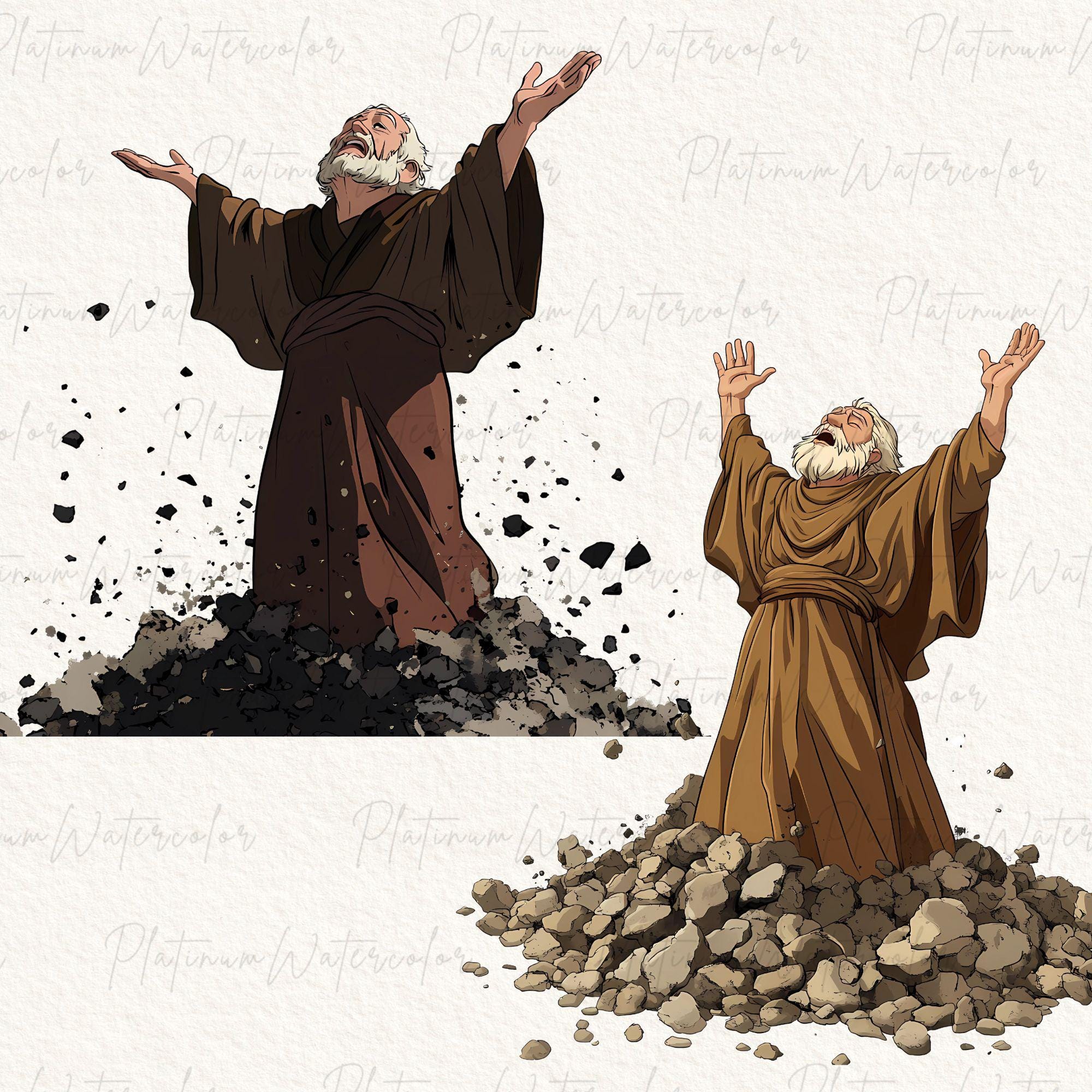 Job Biblical Characters, Clipart Budle, Bible Character, Transparent ...