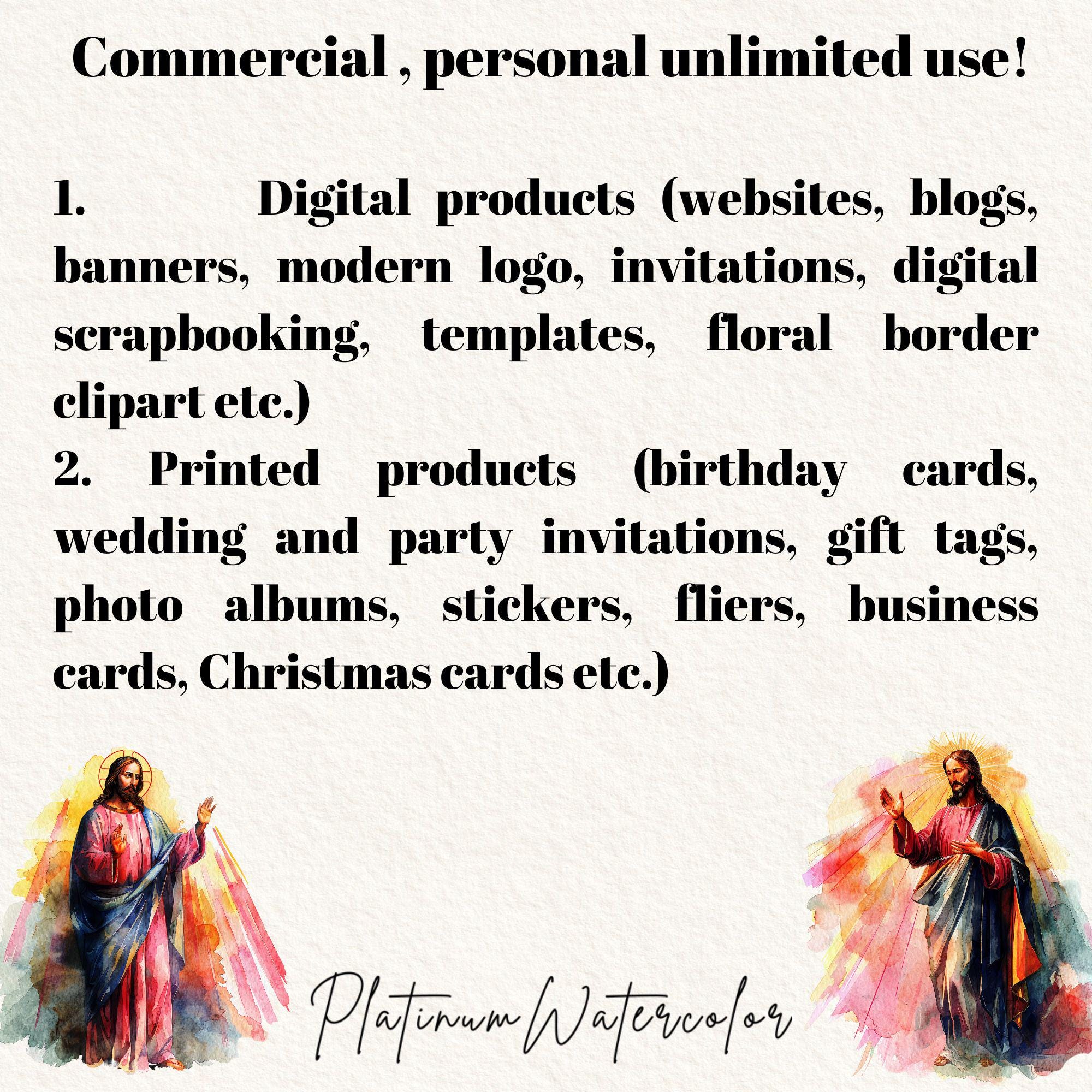Jesus PNG Clipart Bundle, Christian PNG, Transparent Background ...
