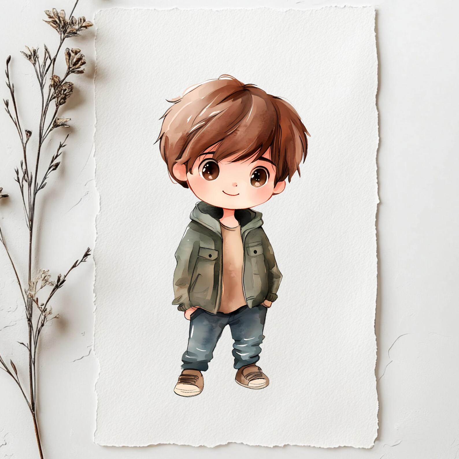 Watercolor Boys Clipart Bundle - Perfect for DIY Projects - Etsy