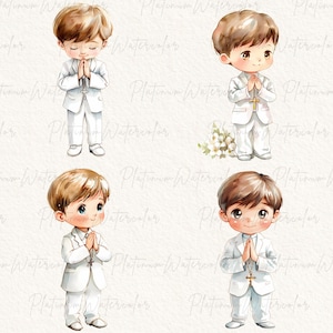 Boy First Communion PNG, First Holy Communion, Clipart Bundle - Instant ...