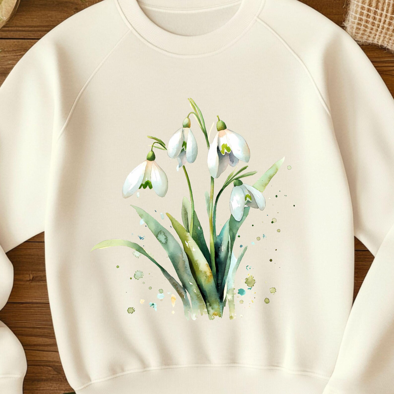 Snowdrops Clipart, Watercolor Clipart, Flower Clipart, Spring Flower ...