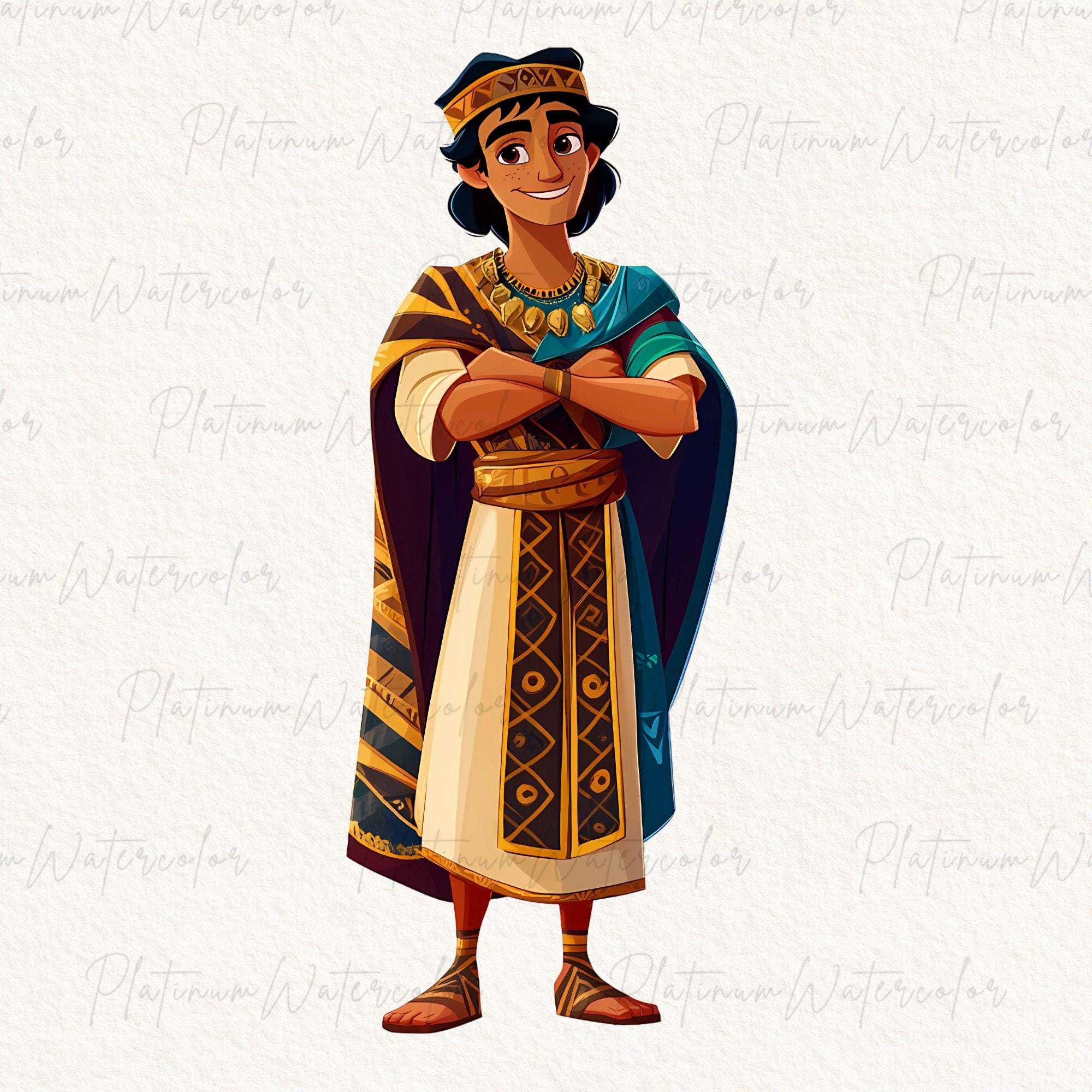 Joseph Biblical Characters, Clipart Bundle, Bible Study, Transparent ...
