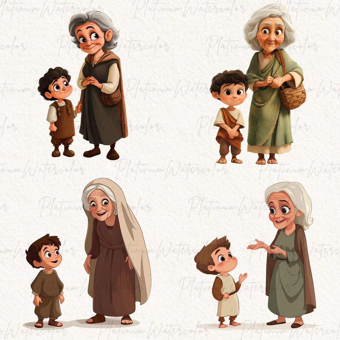 5 Sara Biblical Cliparts, Old Testament People, Transparent Background ...
