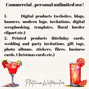 Bar Menu Clipart Bundle, Signature Drink Sign PNG, Drink Menu Graphic ...