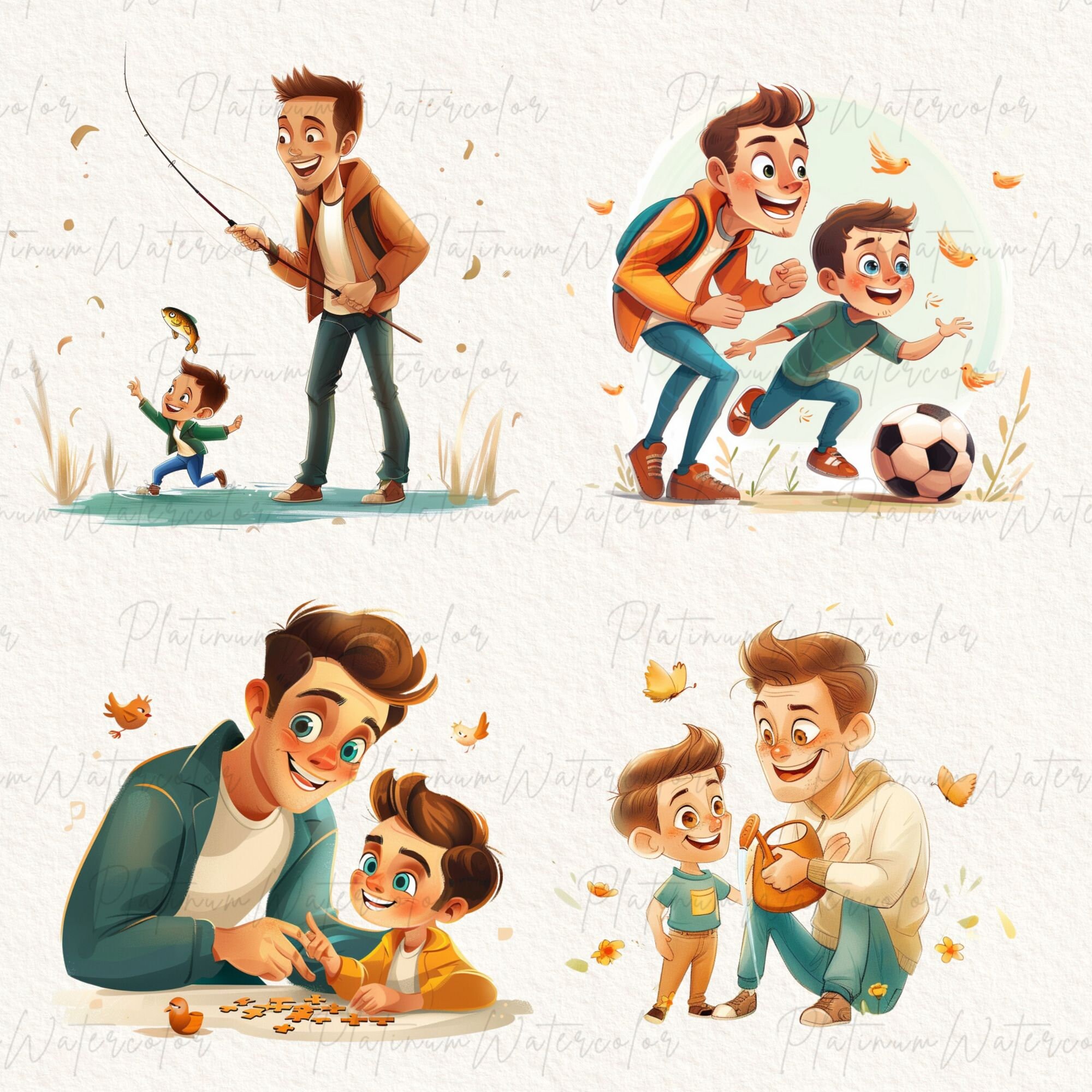 Dad Father Son Clipart, Dad Clipart, Best Dad, Transparent Background ...