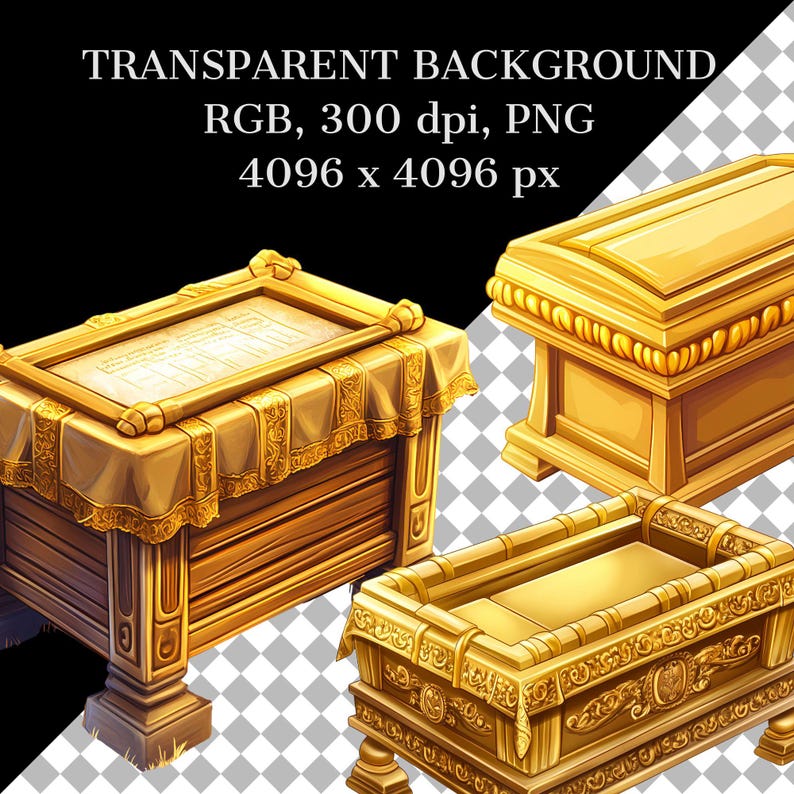 13 Old Testament the Ark of the Covenant Cliparts, Transparent ...