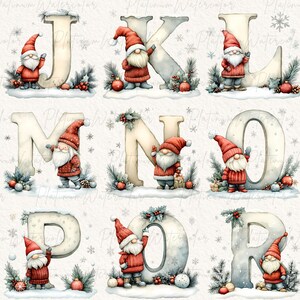 Santa Claus Letters Png, Christmas Letters, Alphabet Clipart, Alphabet ...
