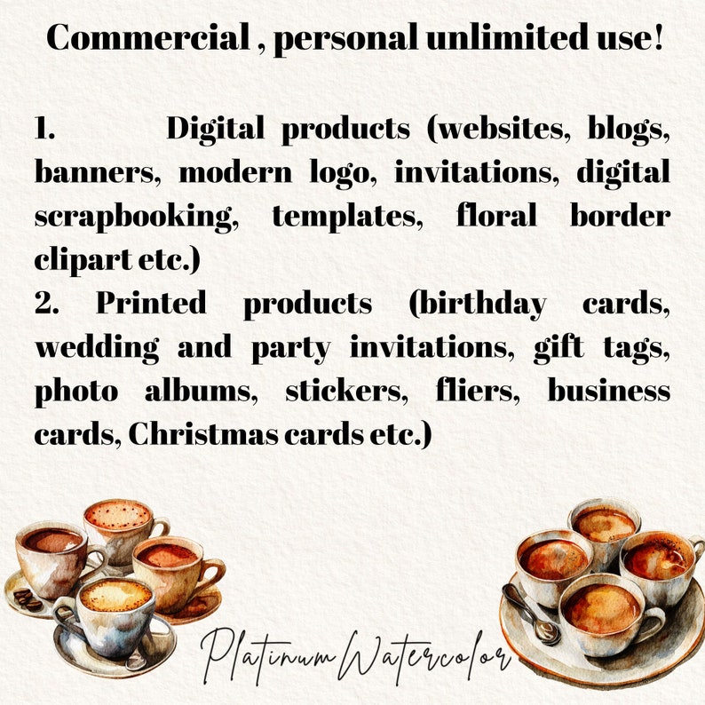 Watercolor Coffee With Friends Clipart Bundle, Coffee Bar Decor ...