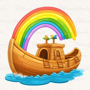 Noahs Ark Png, Clipart Bundle, Transparent Background, Digital Clipart ...