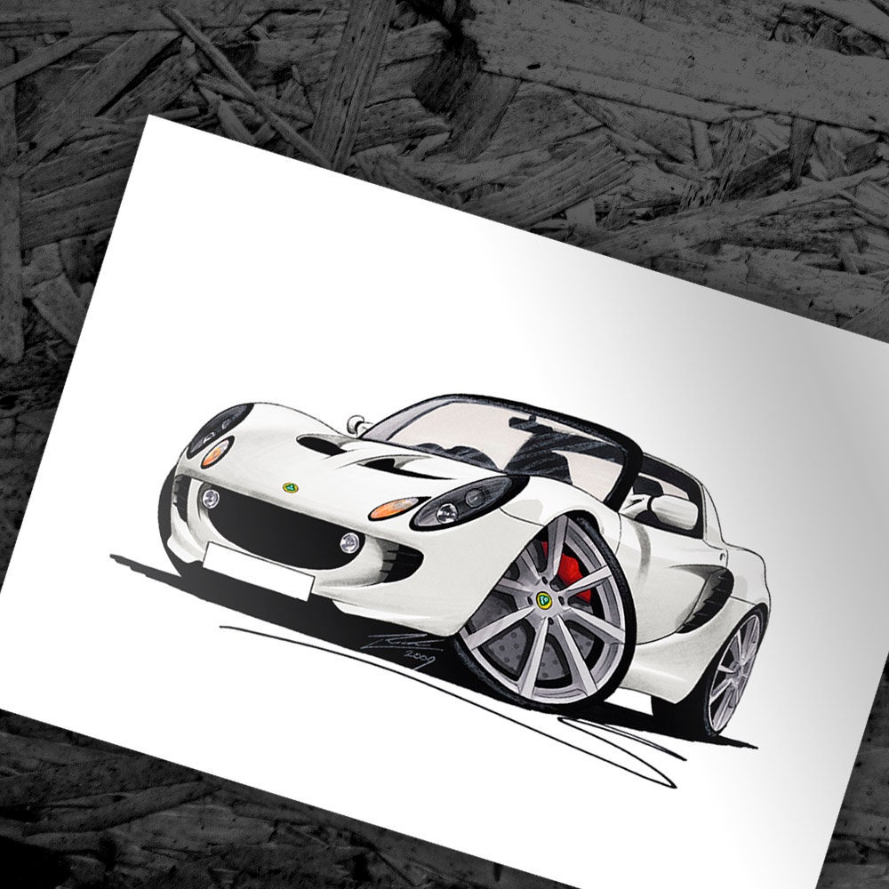 Lotus Car Drawing