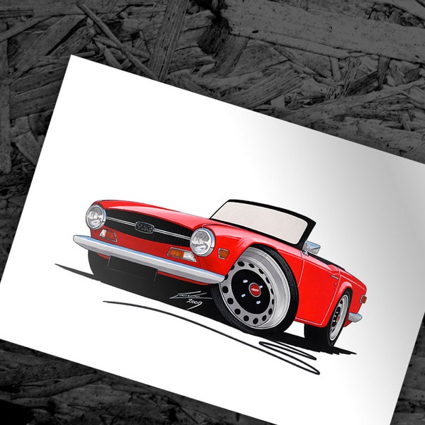 Triumph Tr6 - Etsy