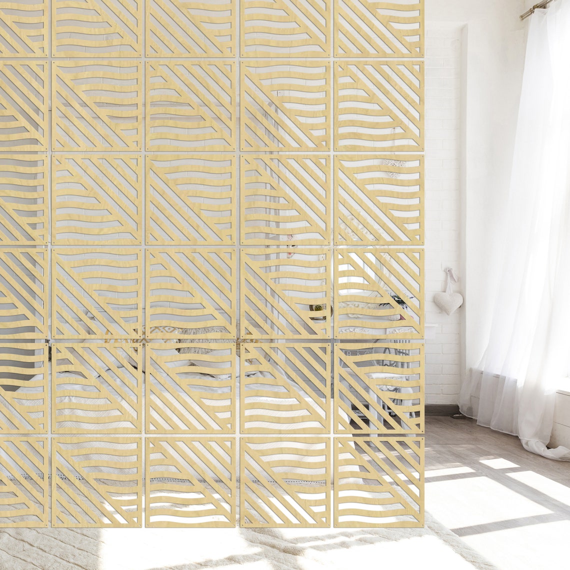 Modular Wall Panels Screen Eco Interior Partition Decorative | Etsy