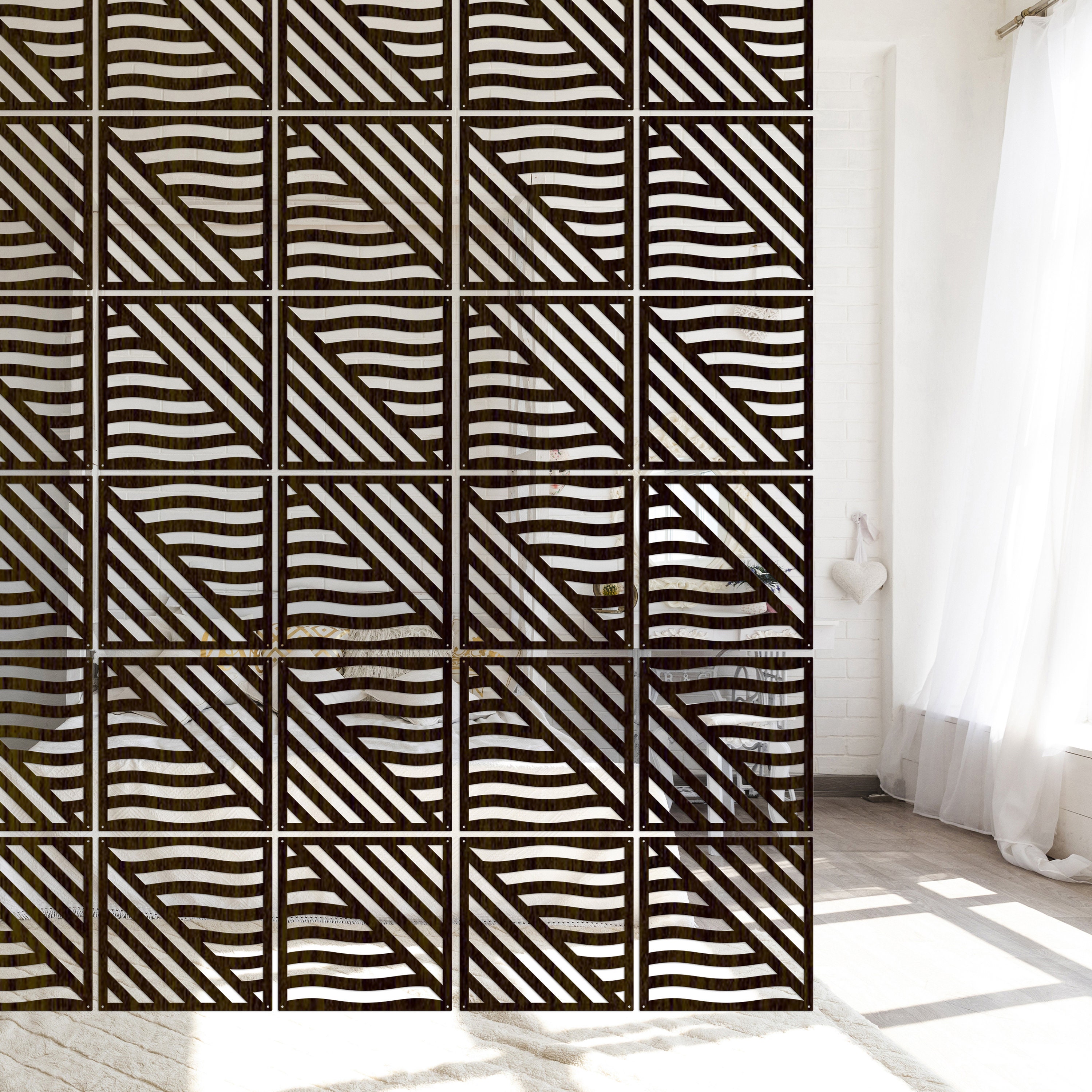 Modular Wall Panels Screen Eco Interior Partition Decorative | Etsy