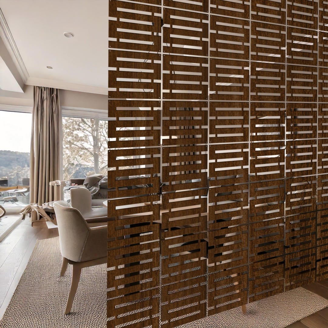 Hanging Room Divider, Room Dividers Panel, Room Decor, Suspended Room ...