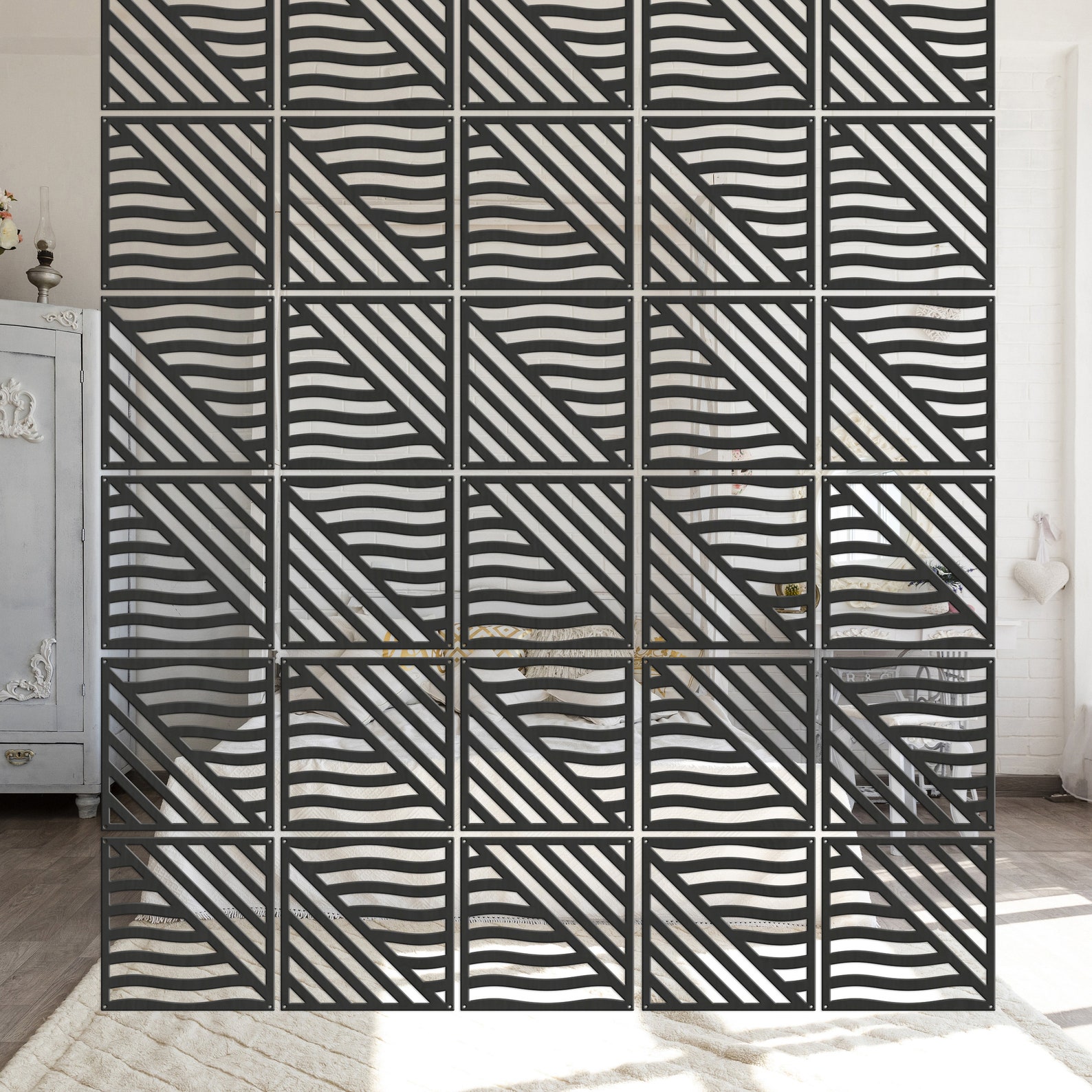 Modular Wall Panels Screen Eco Interior Partition Decorative | Etsy