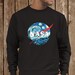 NASA Starry Night Sweatshirt: Artistic Space Logo Jumper - Etsy
