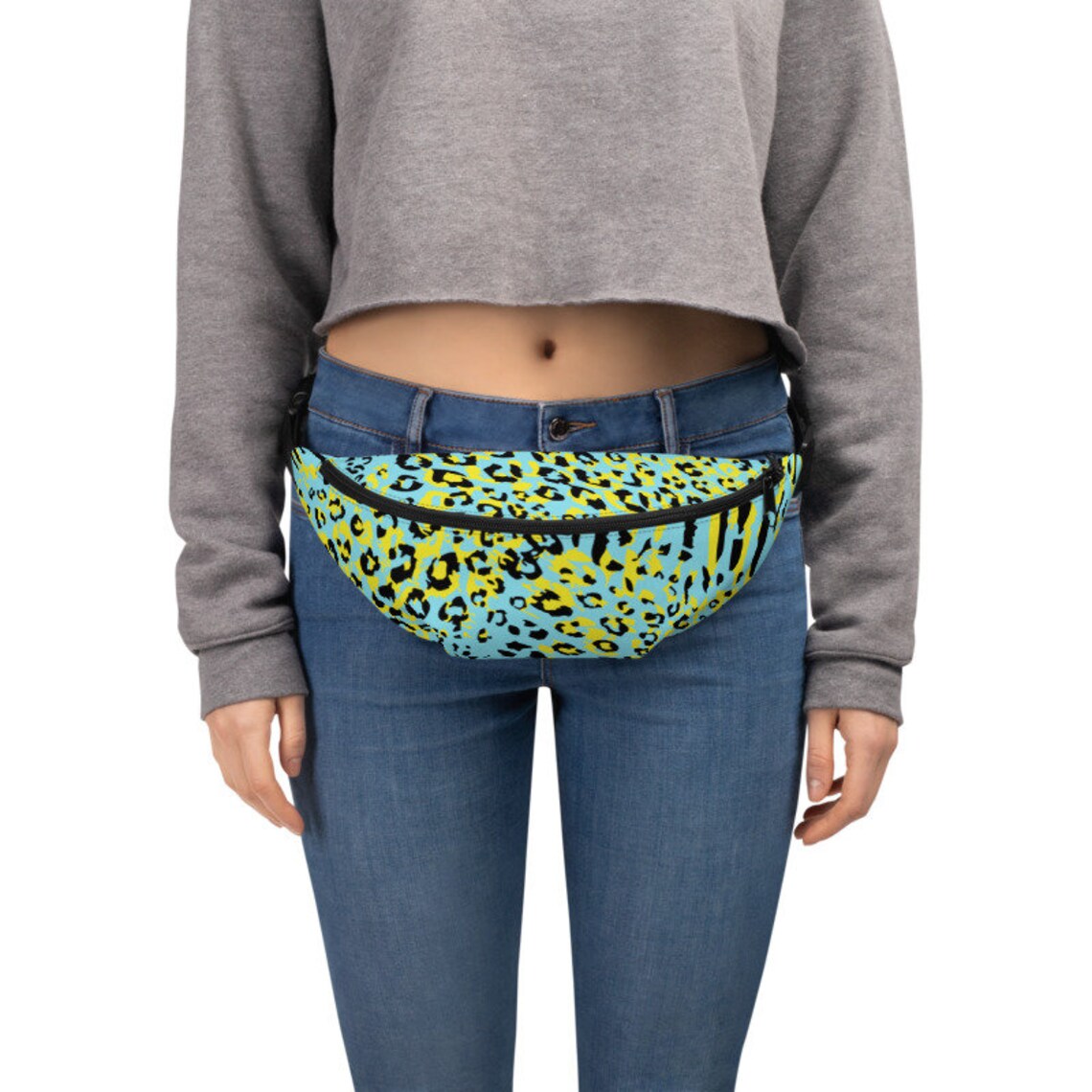 Vibrant Animal Print Fanny Pack Leopard Print Hip Pack - Etsy