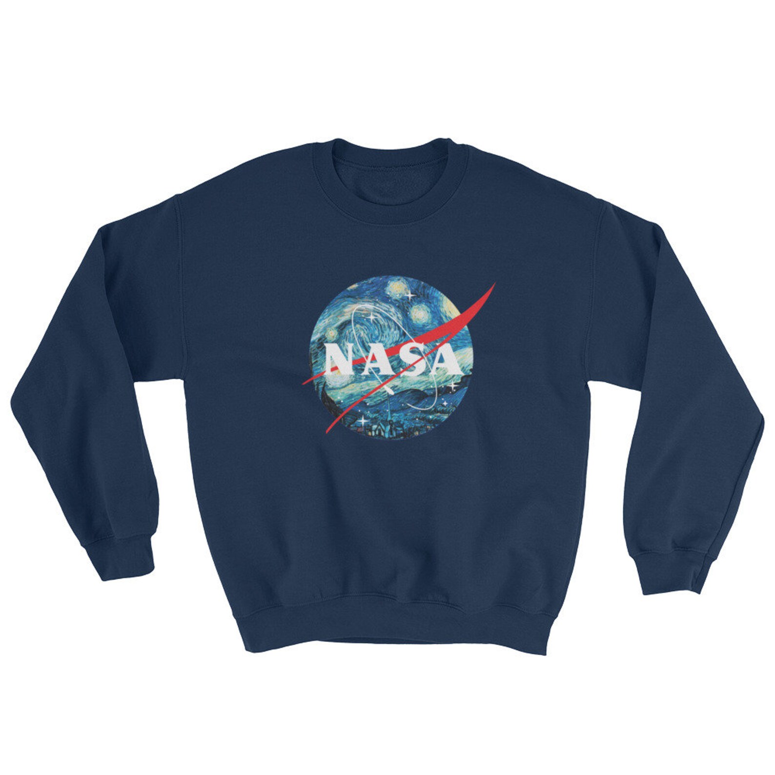 Nasa Sweater, Nasa Shirt, Jumper, Starry Night Sweatshirt, Nasa Logo ...