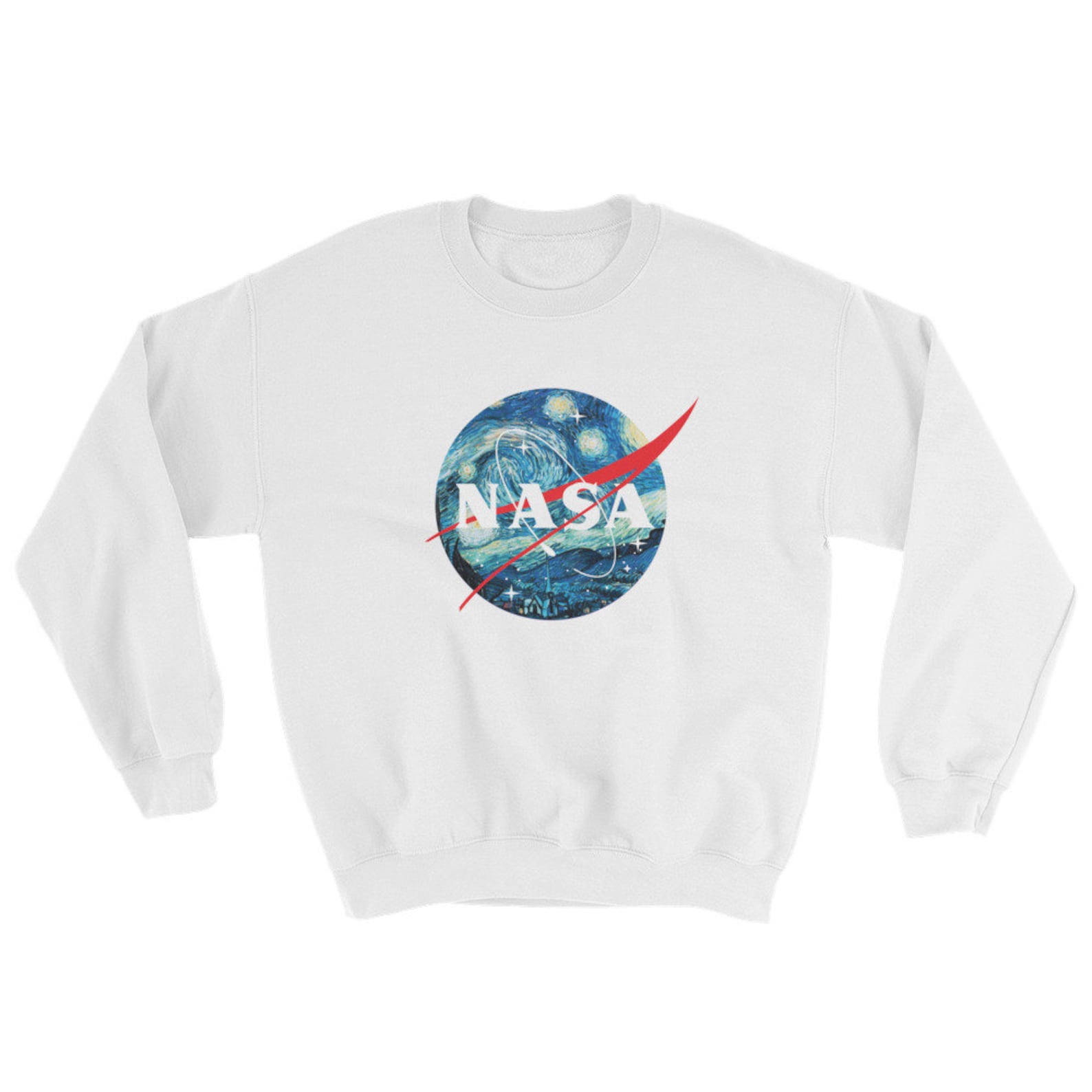 Nasa Sweater, Nasa Shirt, Jumper, Starry Night Sweatshirt, Nasa Logo ...