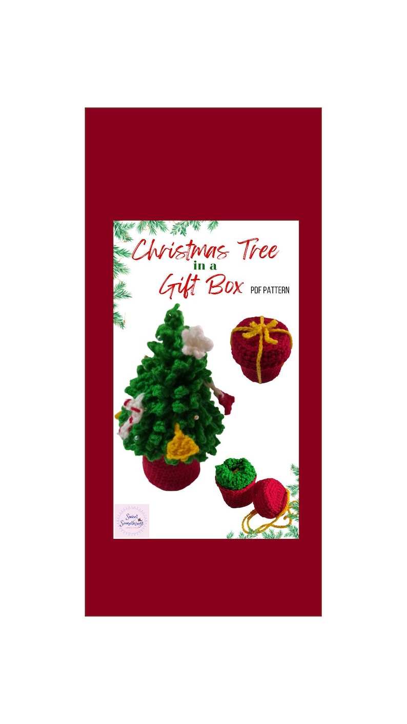 Christmas Tree in a Gift Box PDF Pattern - Etsy