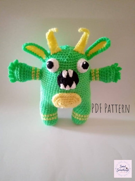 Hug Monster-crochet Pattern PDF - Etsy