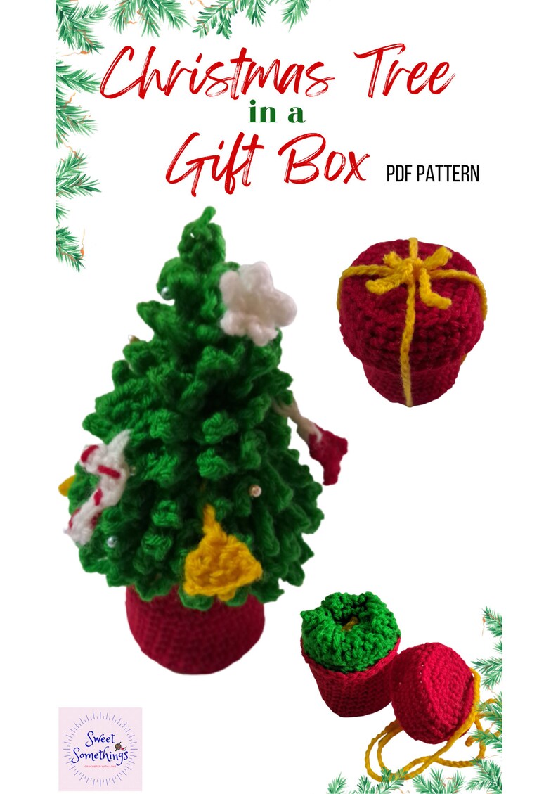 Christmas Tree in a Gift Box PDF Pattern - Etsy