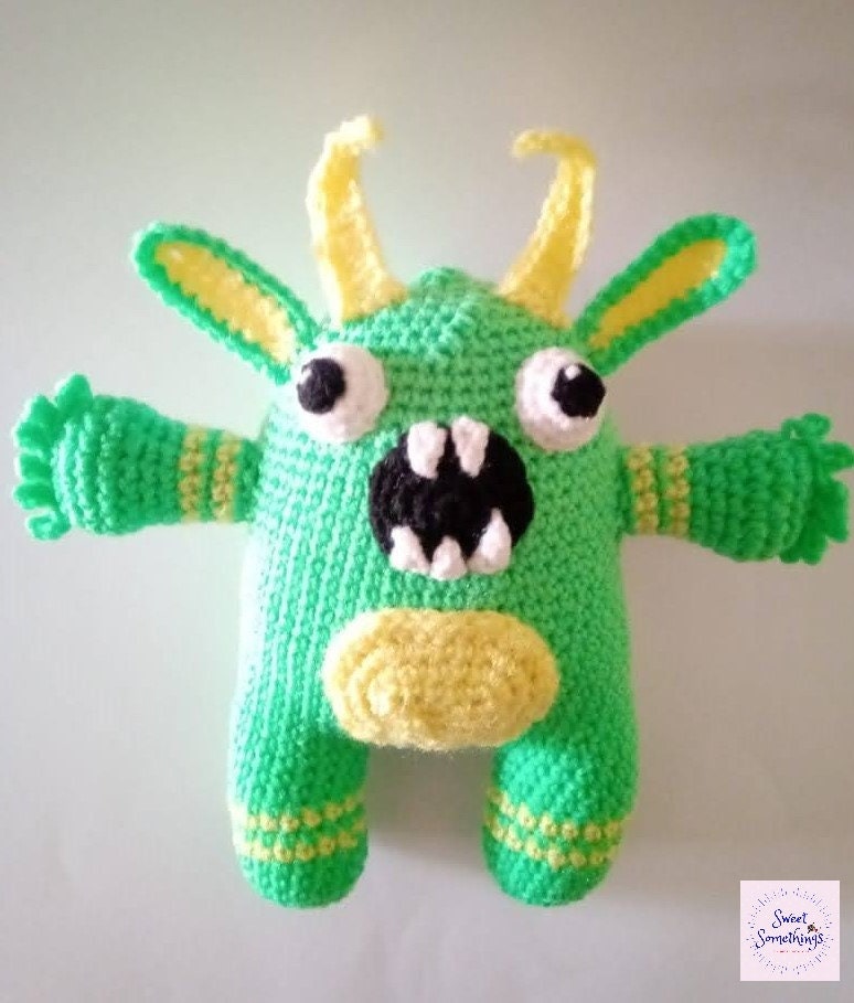 Hug Monster-crochet Pattern PDF - Etsy
