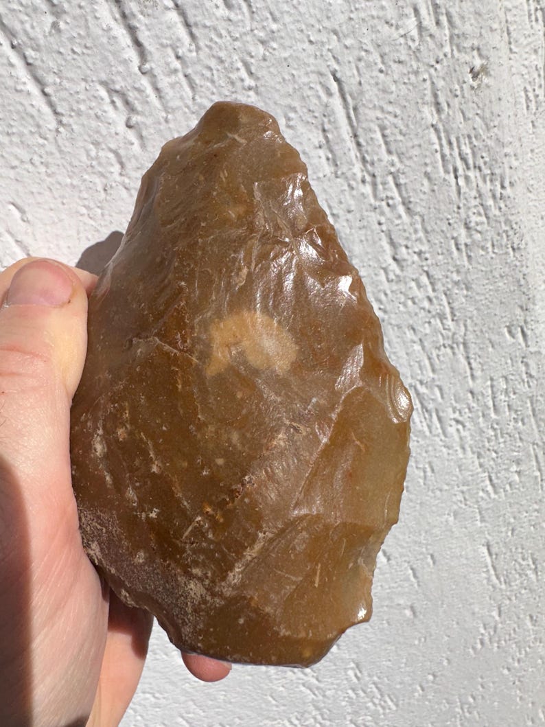 Intact, Beautiful Chunky Sub-triangular Neanderthalian Biface From West ...