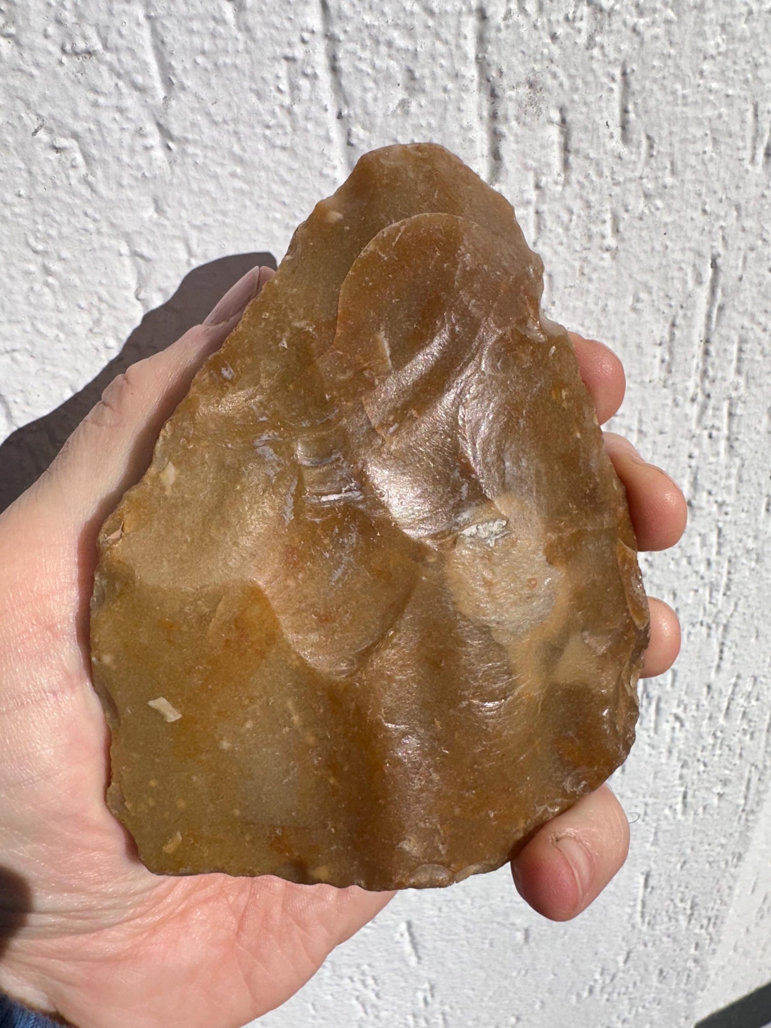 Intact, Beautiful Chunky Sub-triangular Neanderthalian Biface From West ...