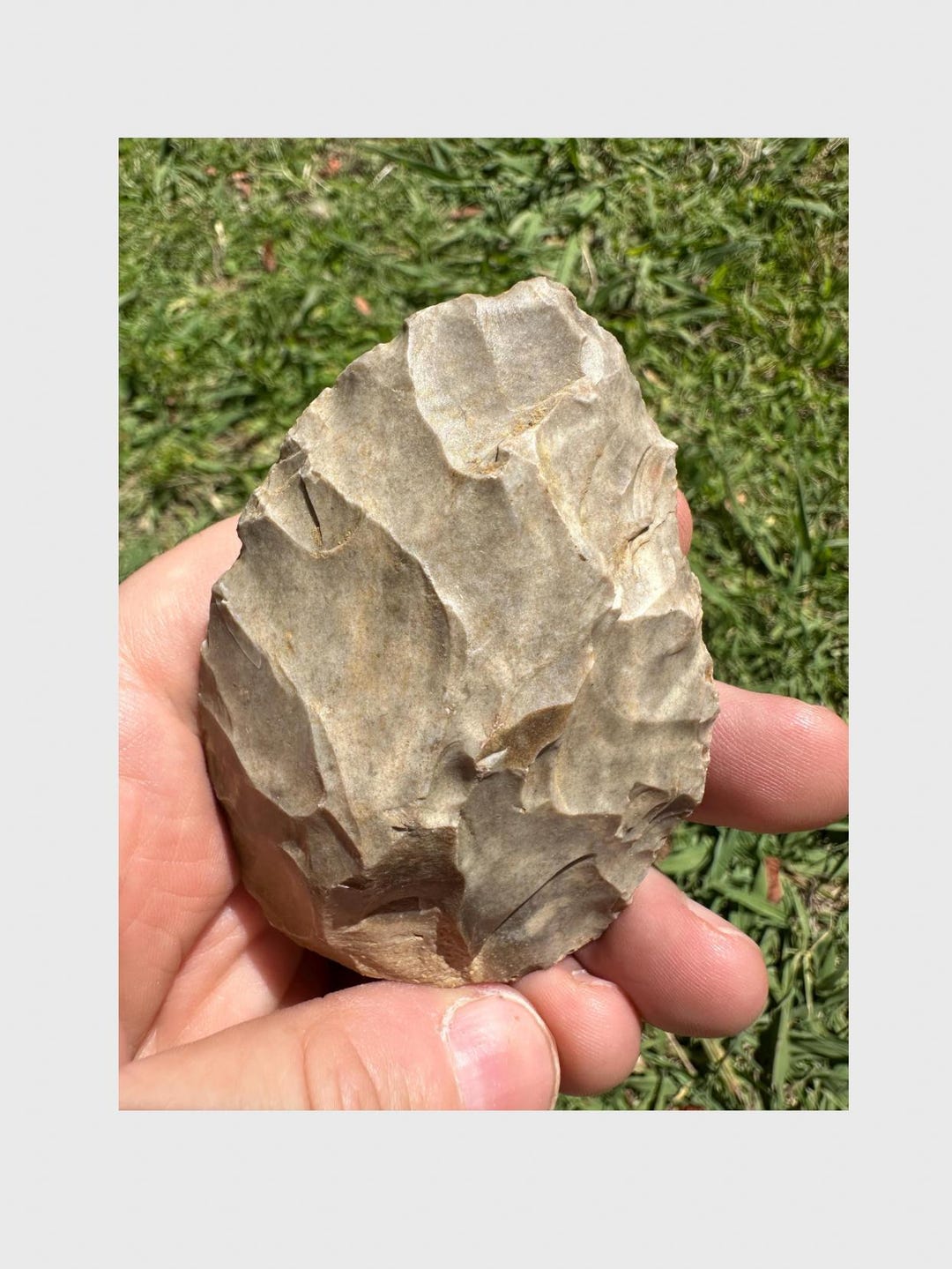 Intact French Mousterian Hand Axe From an Old Collection With Accurate ...