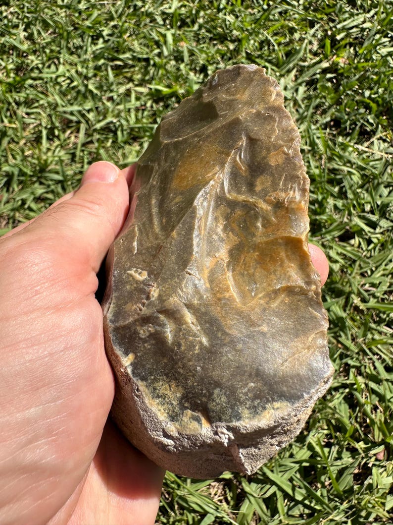 A Large, Masterfully Trimmed French Bone-breaker Hachereau-like or ...