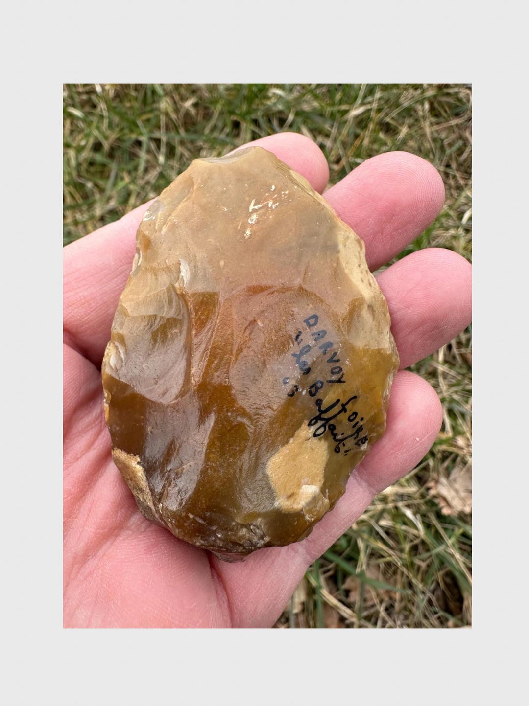 French Mousterian Hand Axe | Neanderthal Biface, Loiret Flint - Etsy