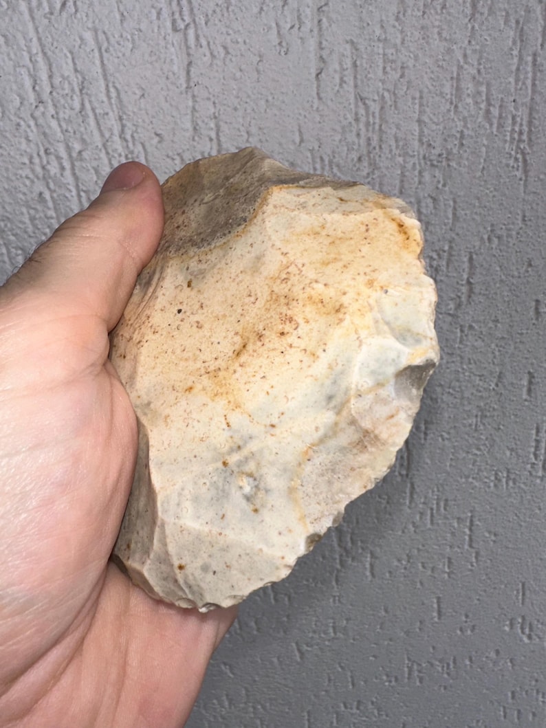 A Large Middle Paleolithic French Levallois Flake Tool Featuring a ...