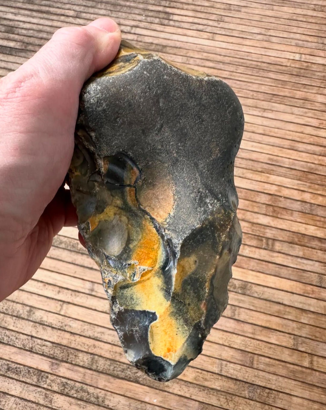 Rare, Hefty Lower Paleolithic Hand Axe From Happisburgh, Norfolk ...
