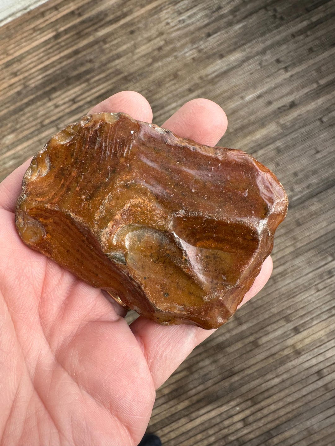 A Large Middle Paleolithic French Levallois Flake Made From Nicely ...