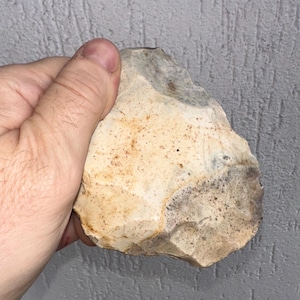 A Large Middle Paleolithic French Levallois Flake Tool Featuring a ...