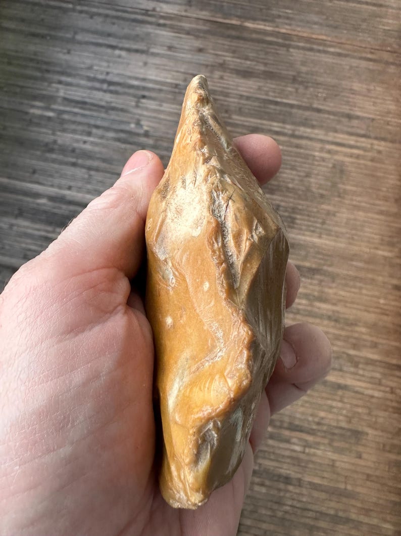 French Acheulean Flint Handaxe, Glossy Patina, Loiret Find - Etsy UK