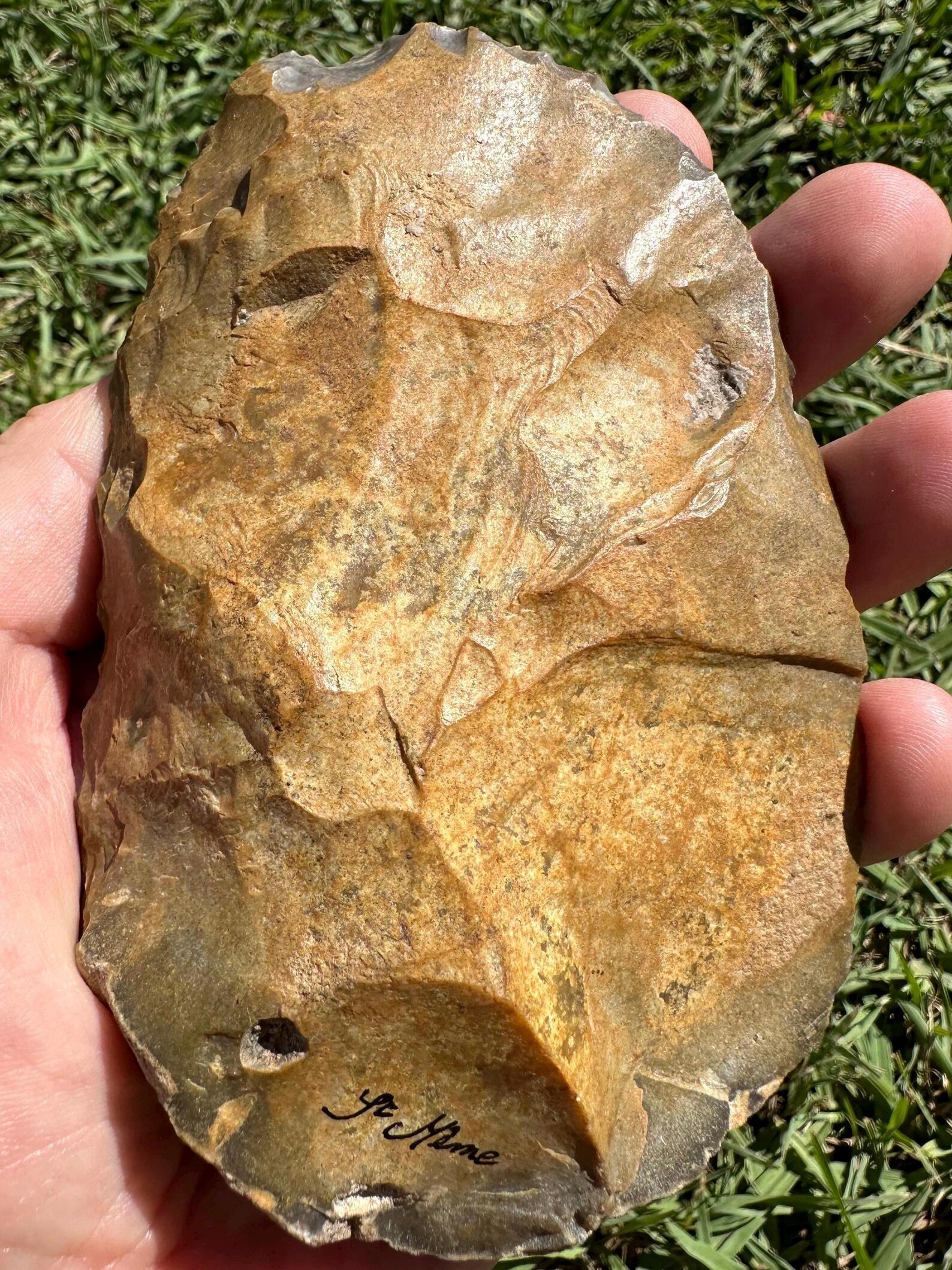 A Large, Masterfully Trimmed French Bone-breaker Hachereau-like or ...