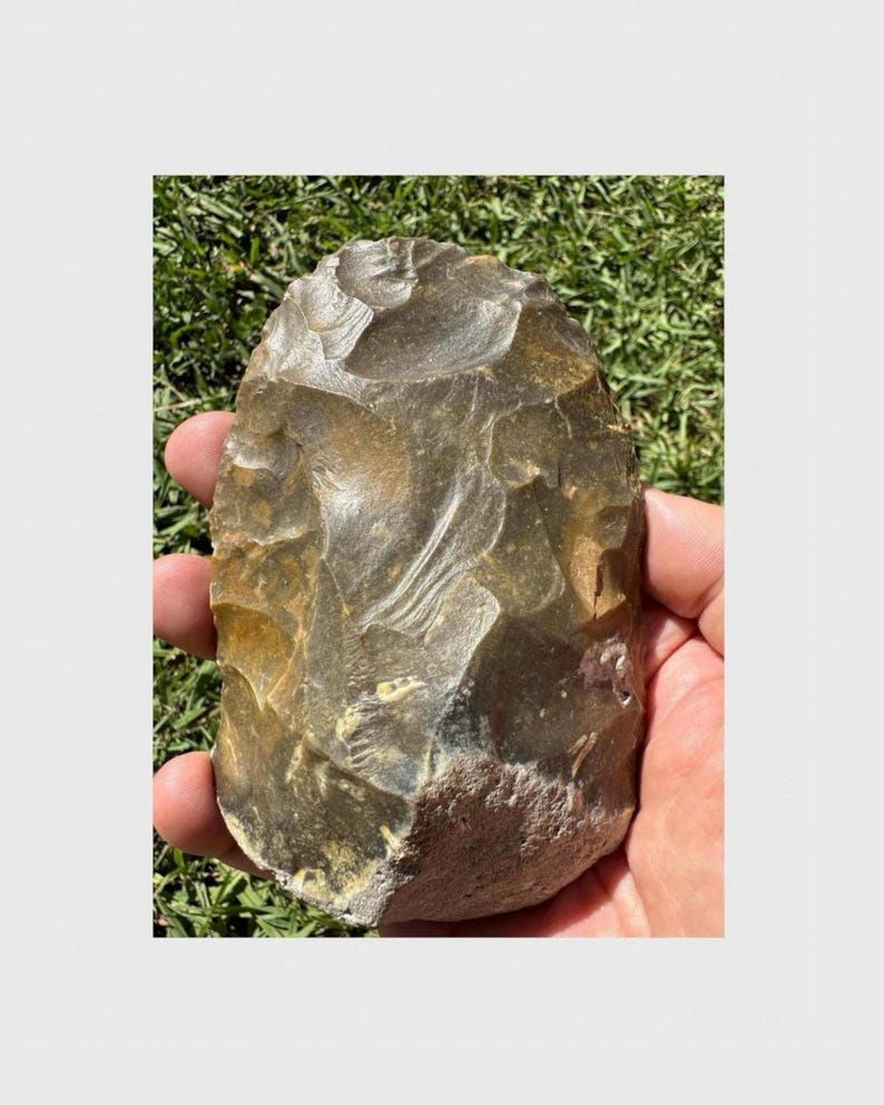 A Large, Masterfully Trimmed French Bone-breaker Hachereau-like or ...