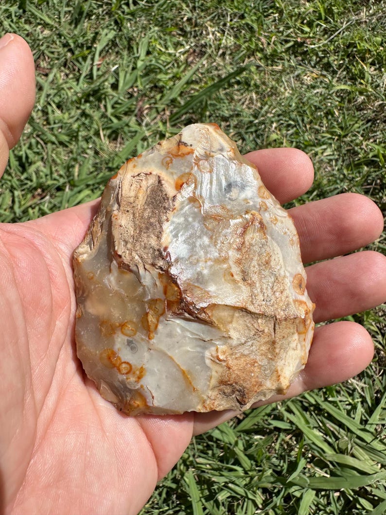 Mousterian Flint Biface Hand Axe, Saint-just, France, 40000 Years Old ...